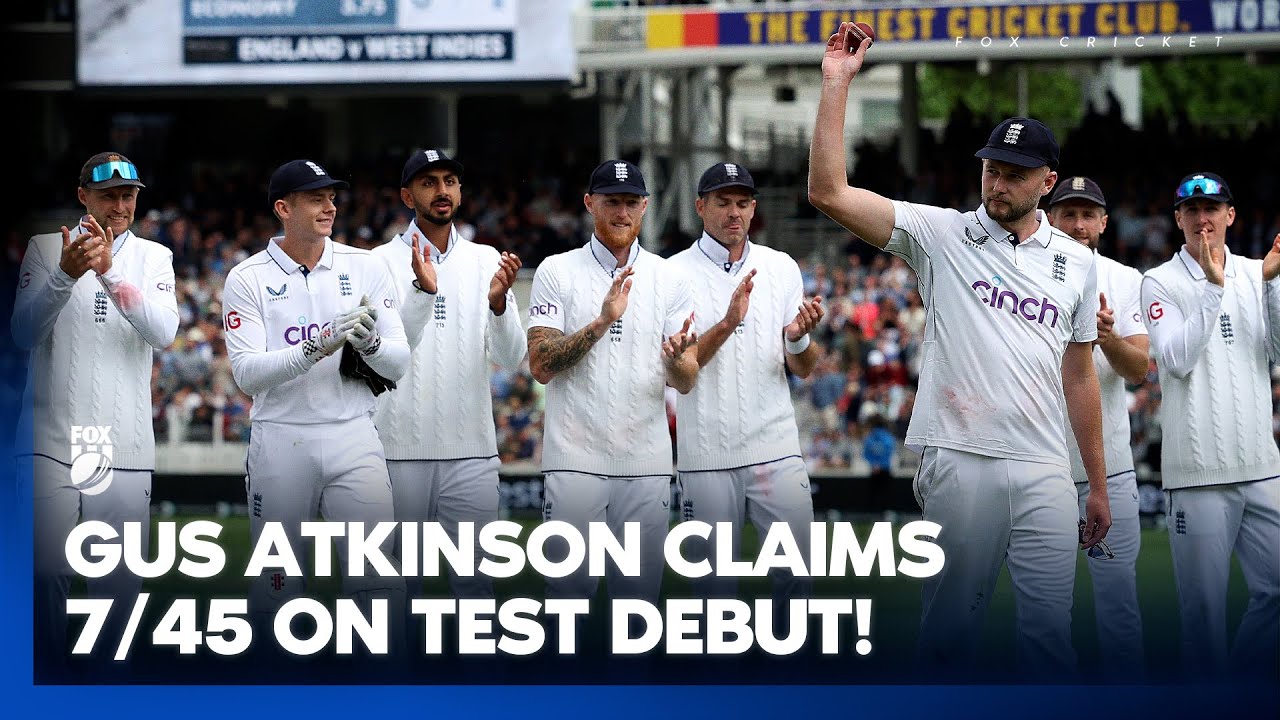 Jimmy Anderson who? 🤔 - Gus Atkinson shines for England in Test debut 🤩 ...