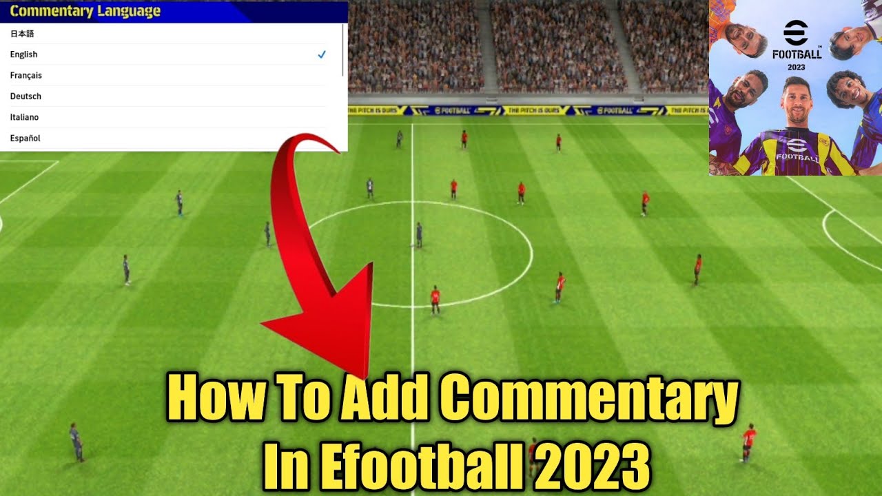 How To Add Commentary In Efootball 2024 | Download Commentary In Pes ...