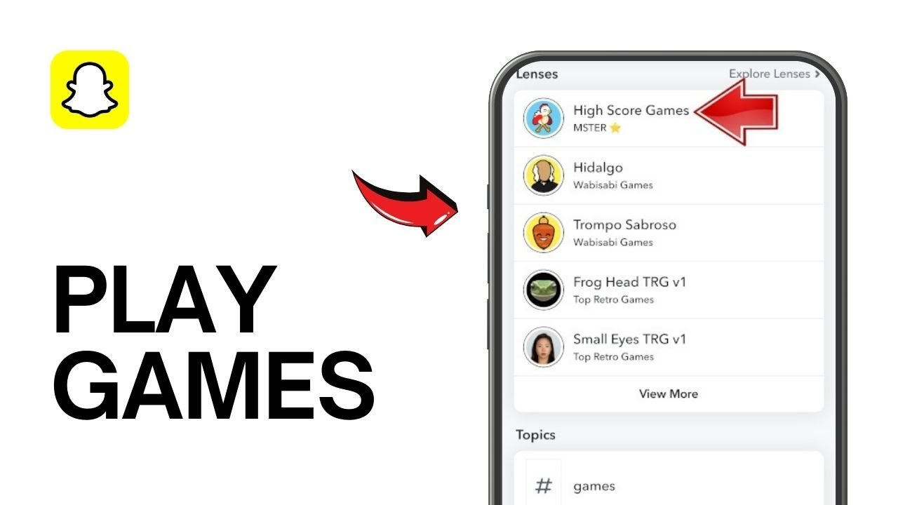 How to Play Games on Snapchat (EASY) - YouTube