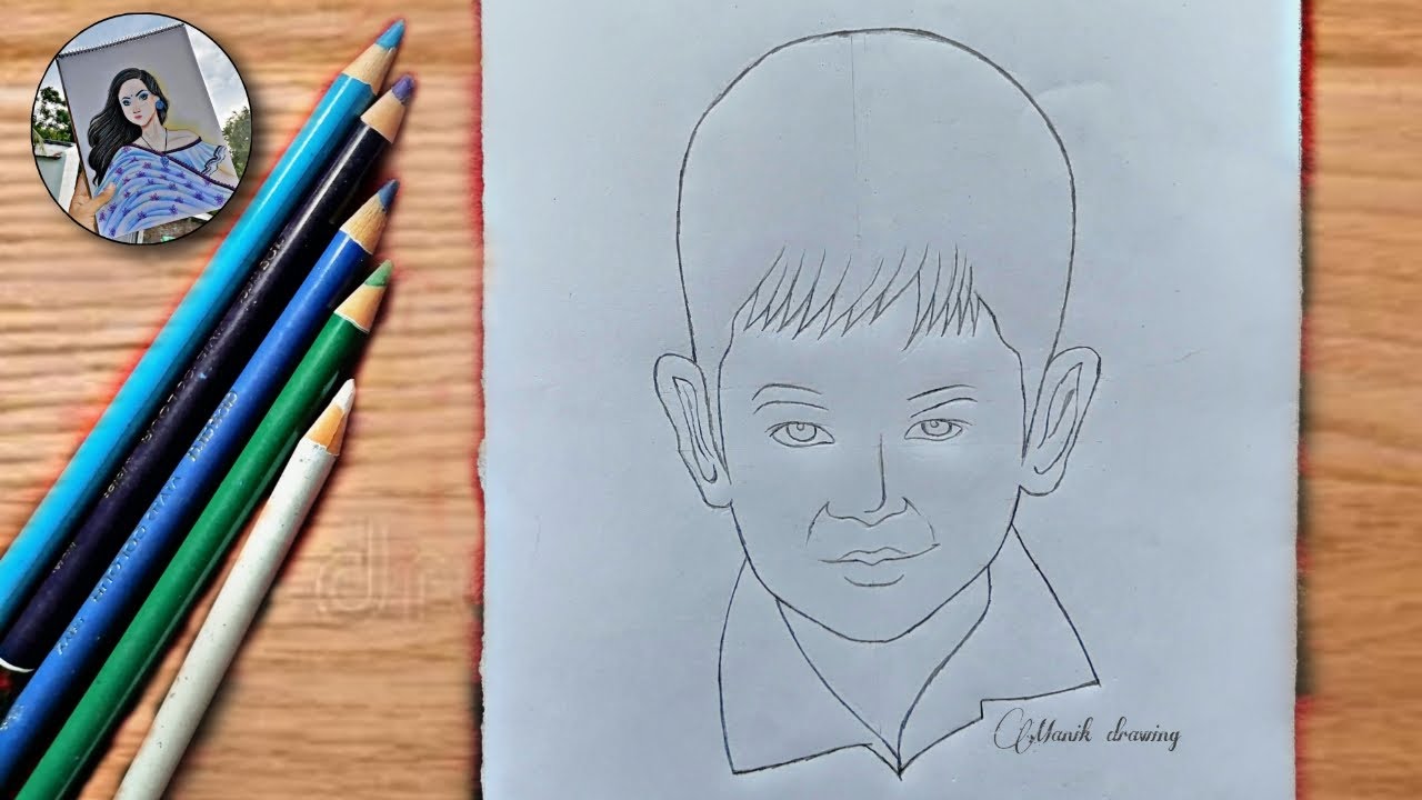 শেখ রাসেলের ছবি আঁকা | How To Draw Sheikh Rasel Easy | sheikh rasel ...