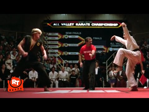The Karate Kid (1984) - The Crane Kick Scene | Movieclips - YouTube