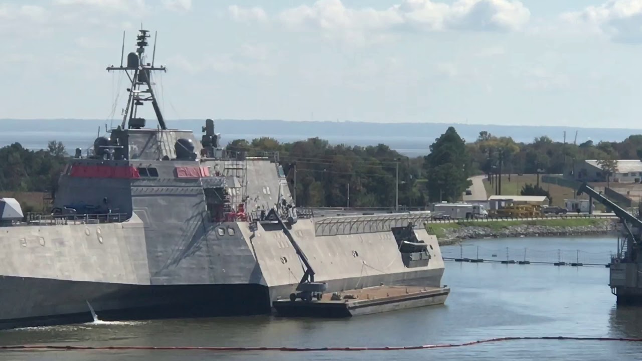 US NAVY Littoral combat ship Mobile Alabama November 2017 - YouTube