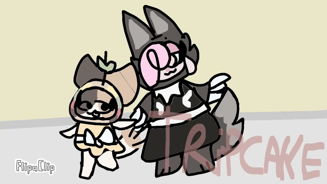 //🐺☕cofi x chee🐱🍔//fan animation//chikn nuggit// - YouTube