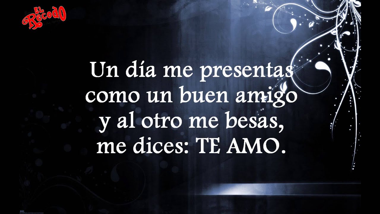 Entonces que somos Banda El Recodo Letra - YouTube