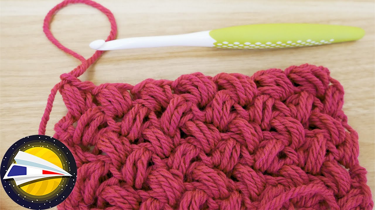 Crocheter | Explication point en zig zag | crocheter un joli point d ...