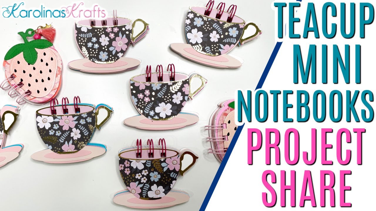 Tea Cup Mini Notebooks Project Share, Tea Mini Notebooks, Mini Notebook ...