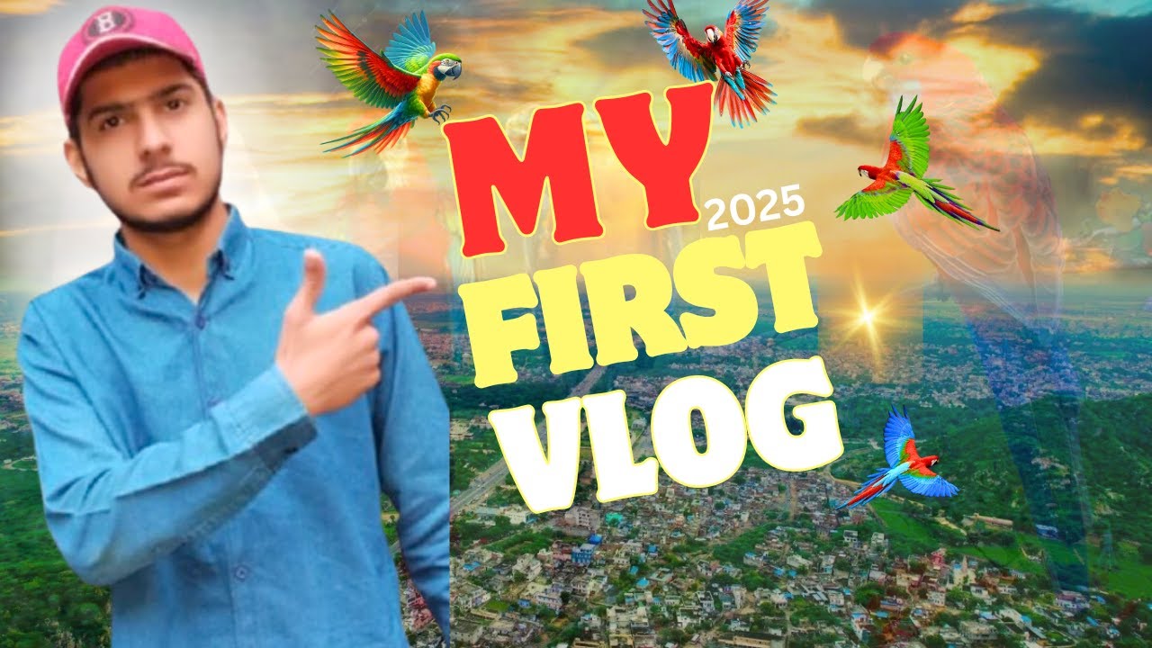 My First Vlog 2025 || Intro with Voice - YouTube