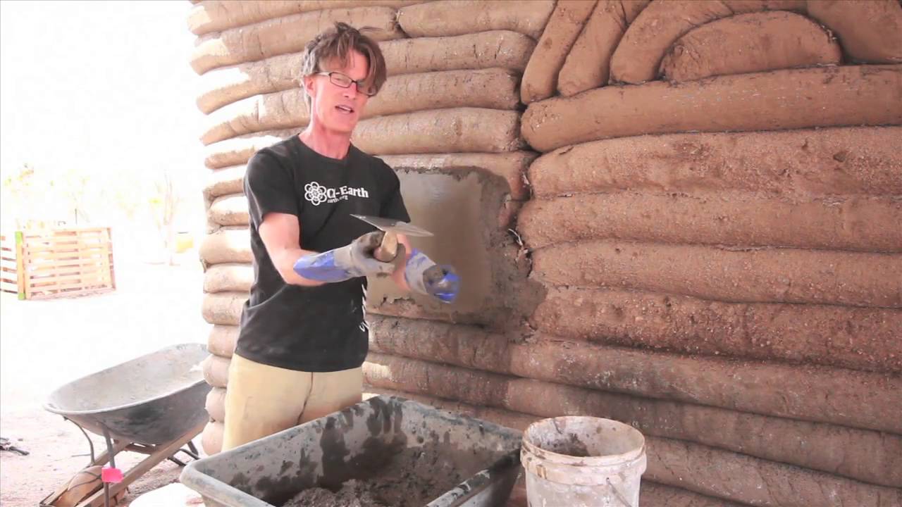 Cal Earth Plaster Class Trailer - YouTube