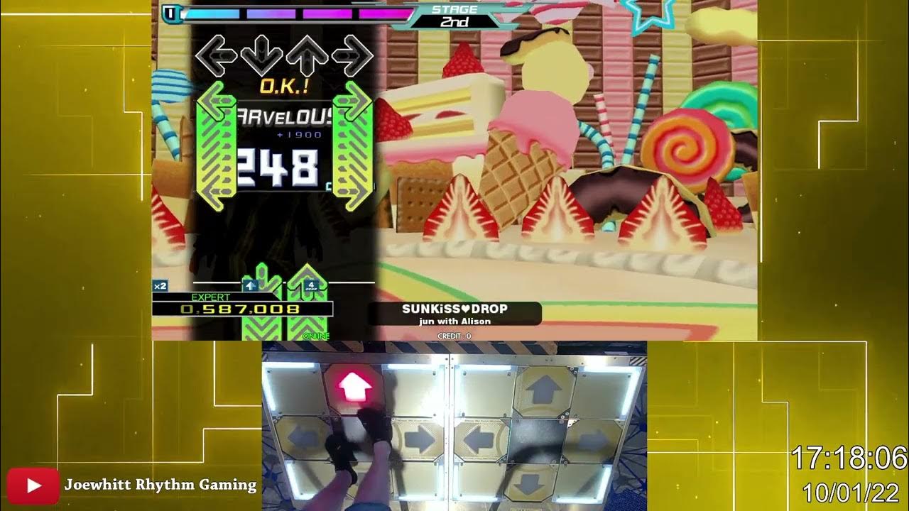 (DDR A3) SUNKiSS♥DROP ESP-12 [999,820] - YouTube