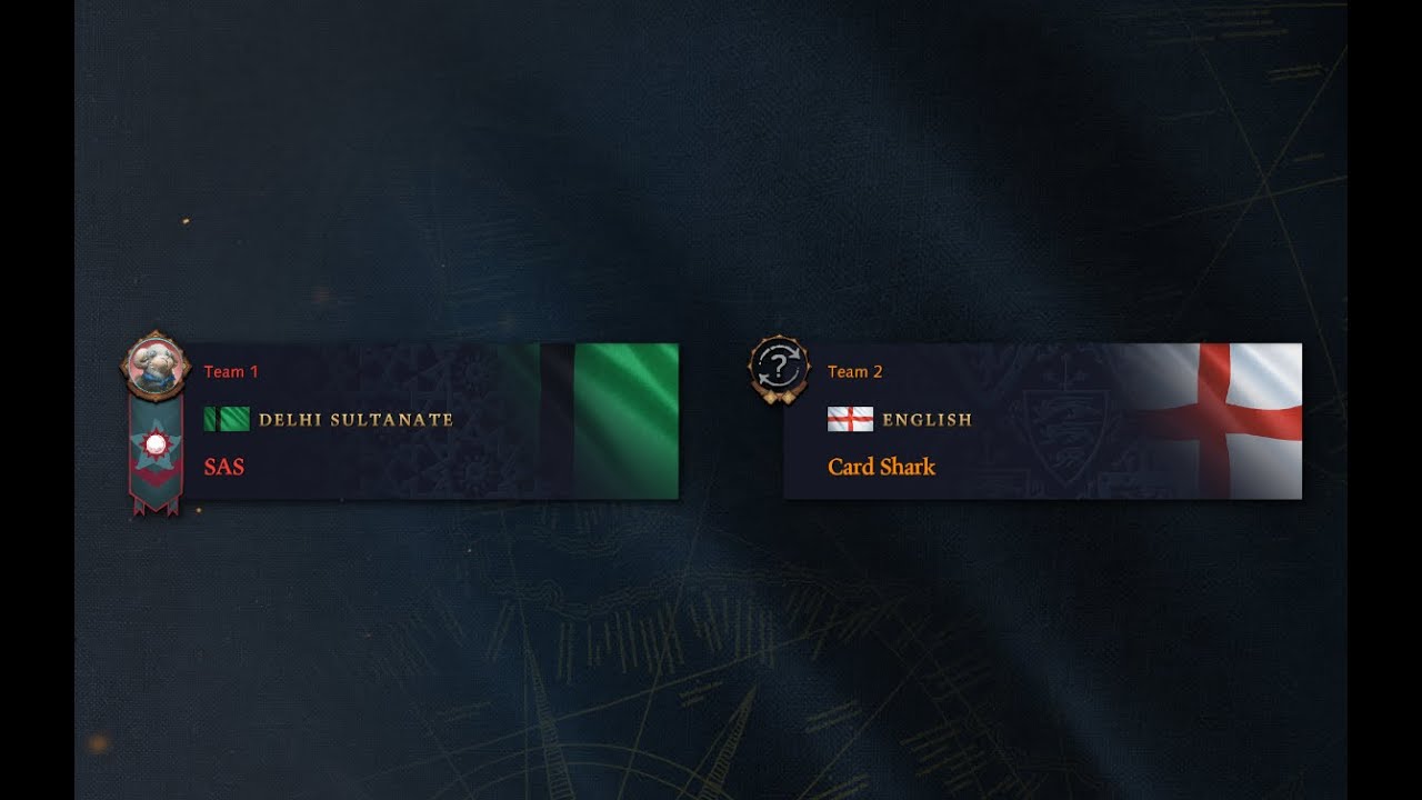 (AoE4 Delhi Sultante vs English) SAS vs Card Shark - YouTube