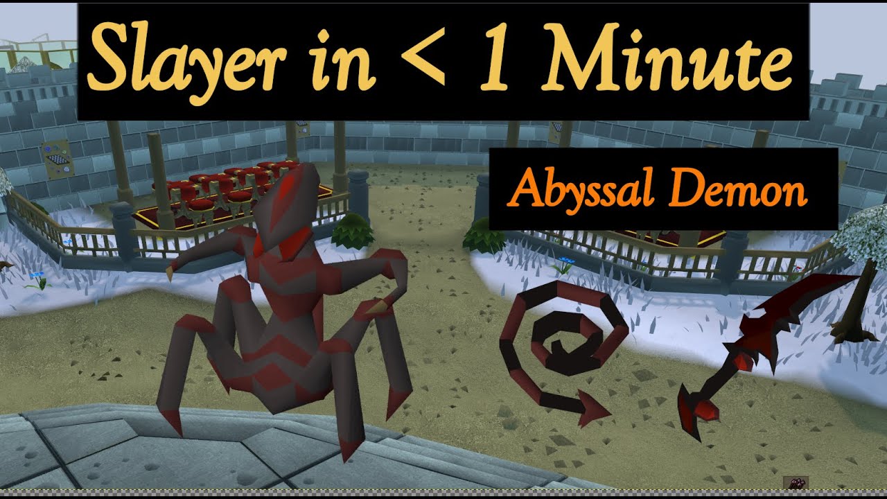 OSRS Abyssal Demons: Speed Slay (Ranged) - YouTube