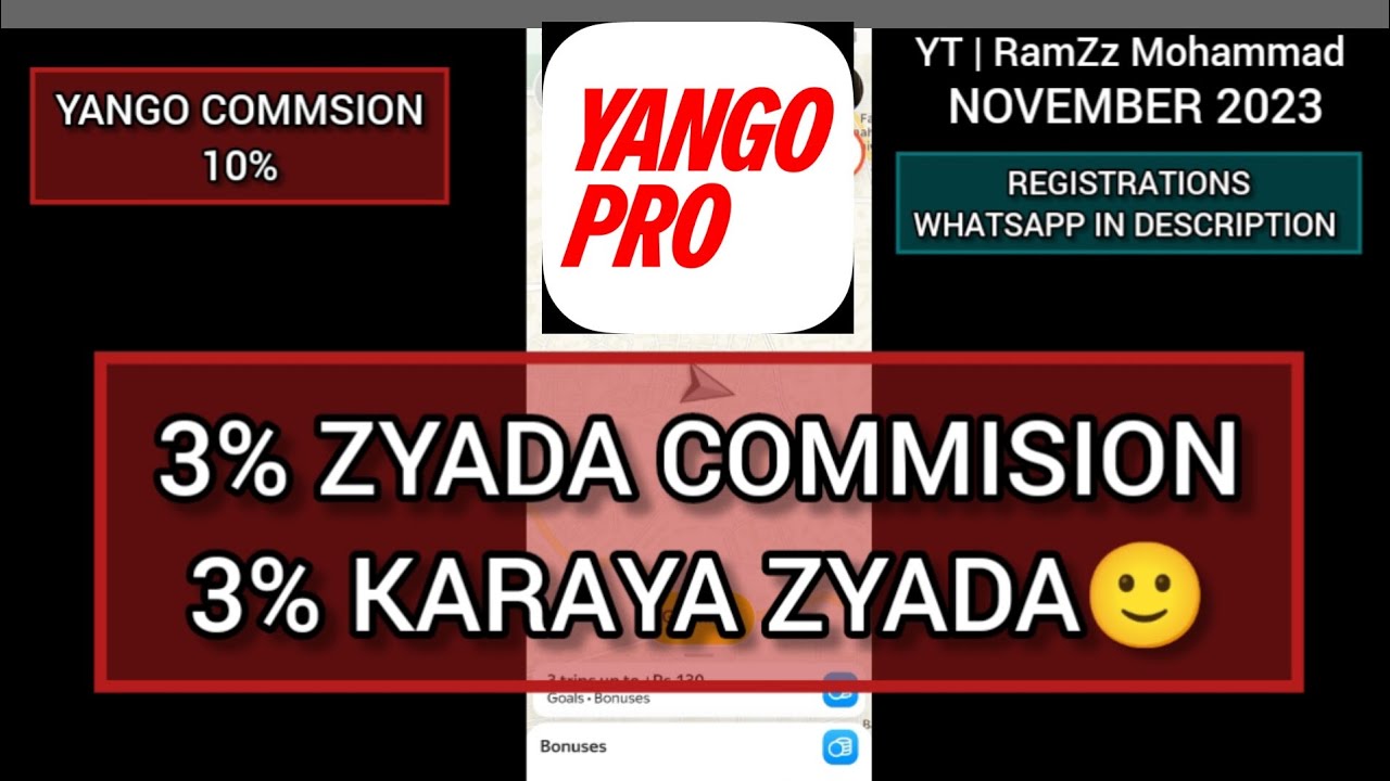 Yango pro commission increased | YANGO pro | RamZz Mohammad - YouTube