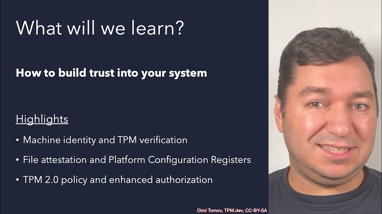 Intermediate Trusted Platform Modules (TPMs) usage TC1102 Lecture A - YouTube