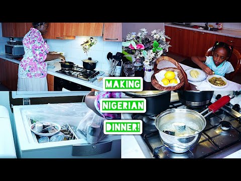 Nigerian dinner routine | Cook with me! - YouTube