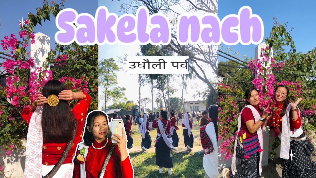 UDAULI PARBA | SAKELA NACH | Nepali cultural festival/ dance - YouTube