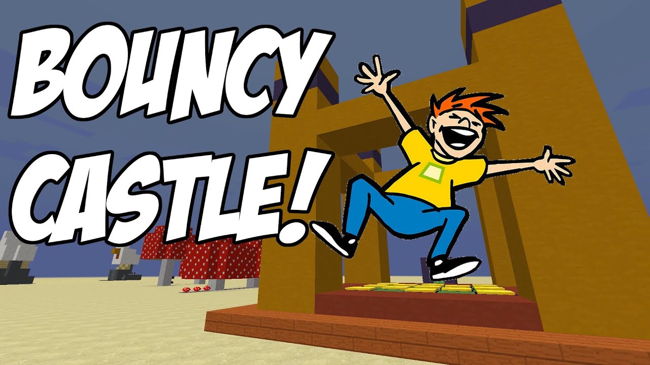 Bouncy Castle IN MINECRAFT - Tutorial - Easy to build! - YouTube
