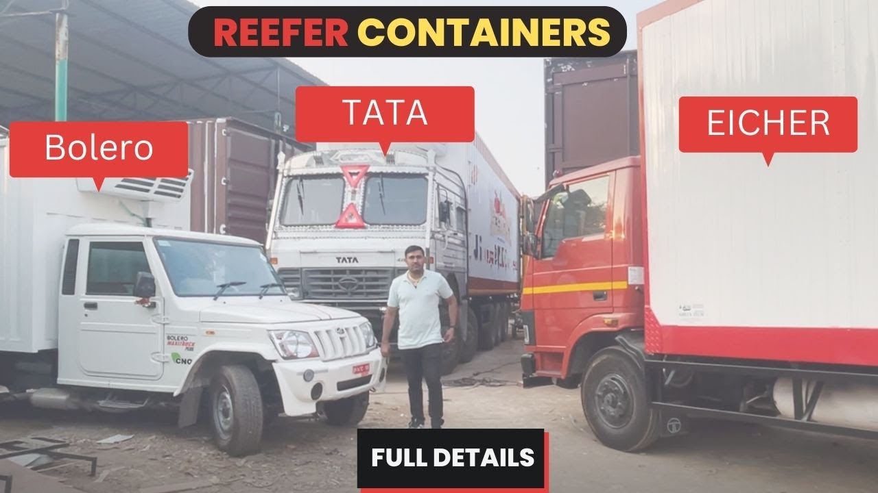 Bolero | TATA 4825c | Eicher | Reefer Container |📞 Call Us: +91 78400 ...