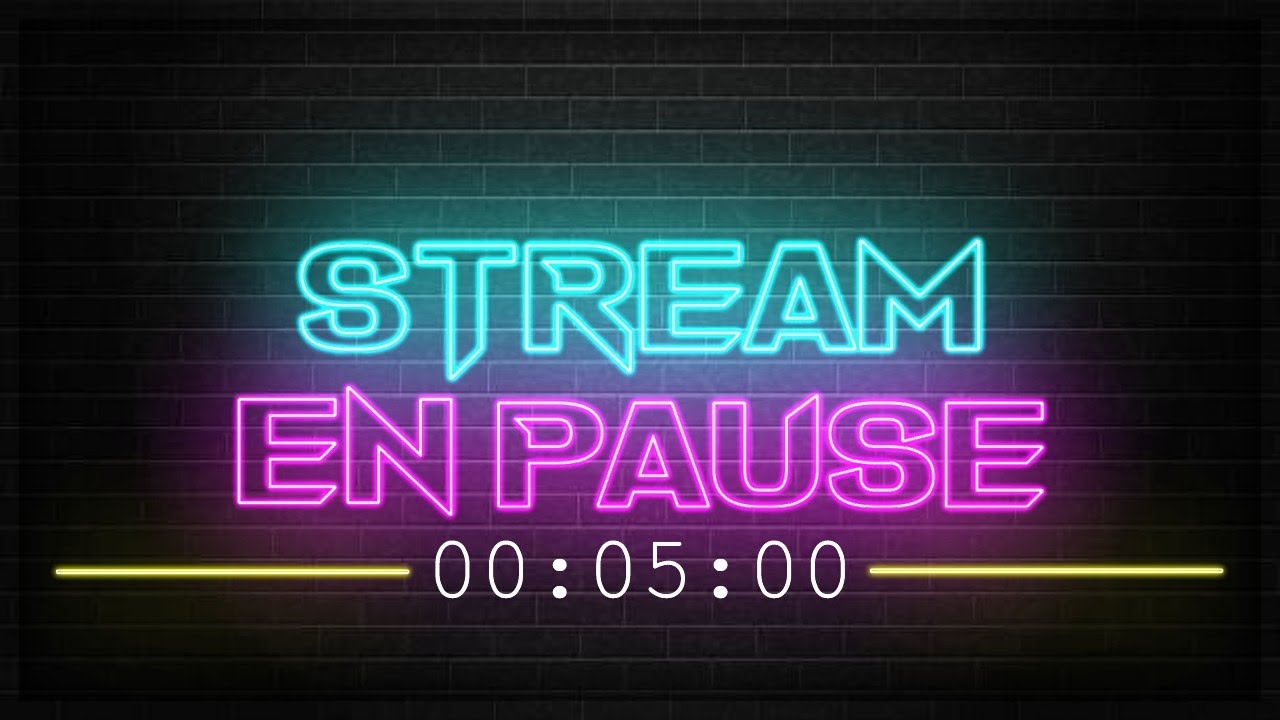 🔵 OVERLAY DU STREAM : PAUSE 🎬 !!! - YouTube