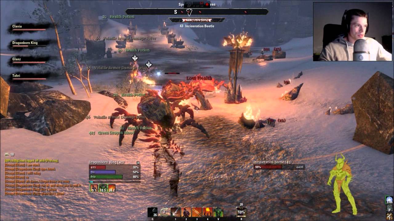 ESO Blessed Crucible Dungeon (DragonKnight) - YouTube