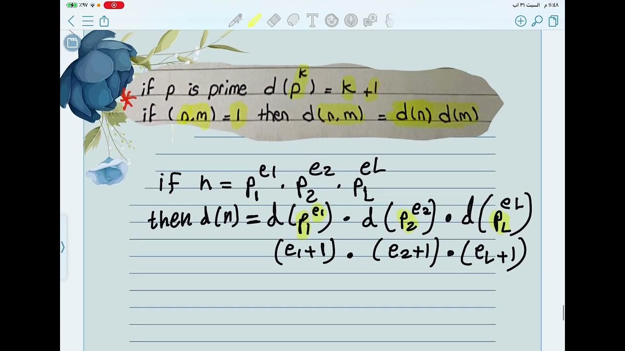 The divisors of an integer - YouTube