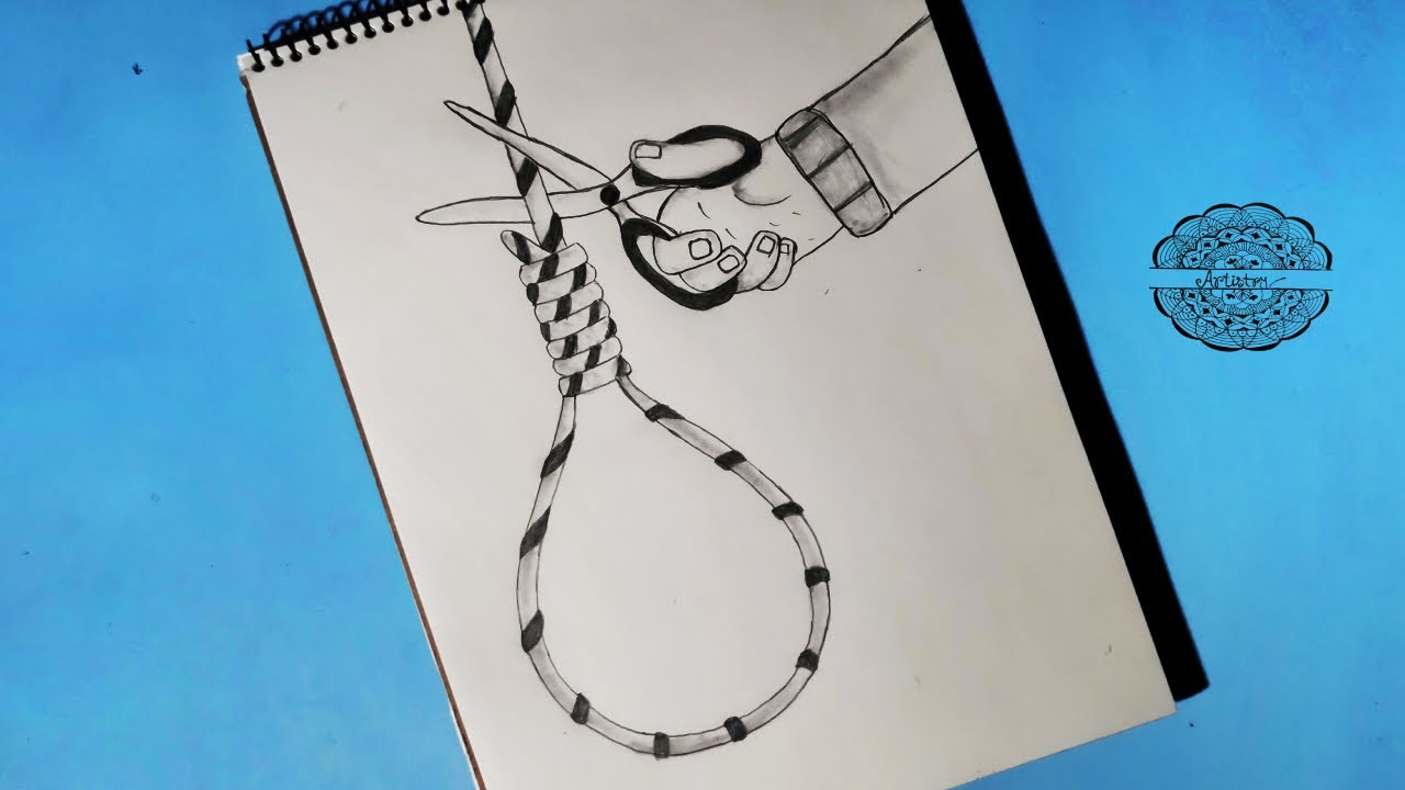 Suicide Prevention Day Drawing || Conceptual Pencil Sketch for ...