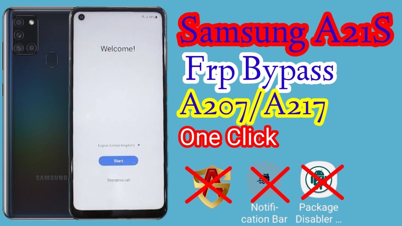 Samsung A21s Frp Bypass || SM-A207,A217,A125,A127,A315 Google Account ...