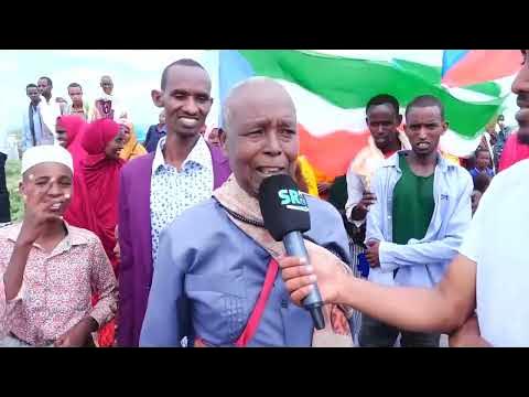 Soo dhaweyntii Madaxweynaha Dawladda Deegaanka Soomaalida ee magaalada Shaygoosh - YouTube