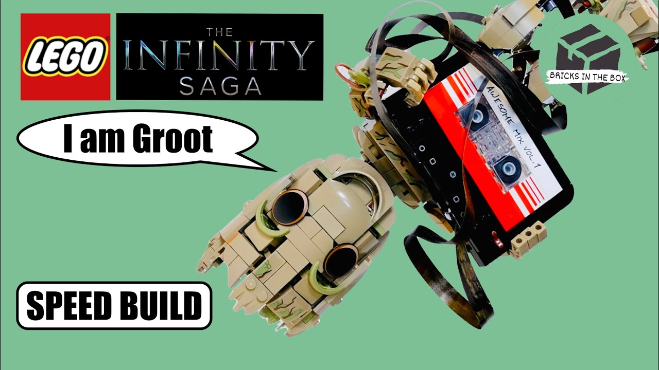 Lego I am Groot 76217, Marvel The Infinity Saga, Speed Build - YouTube