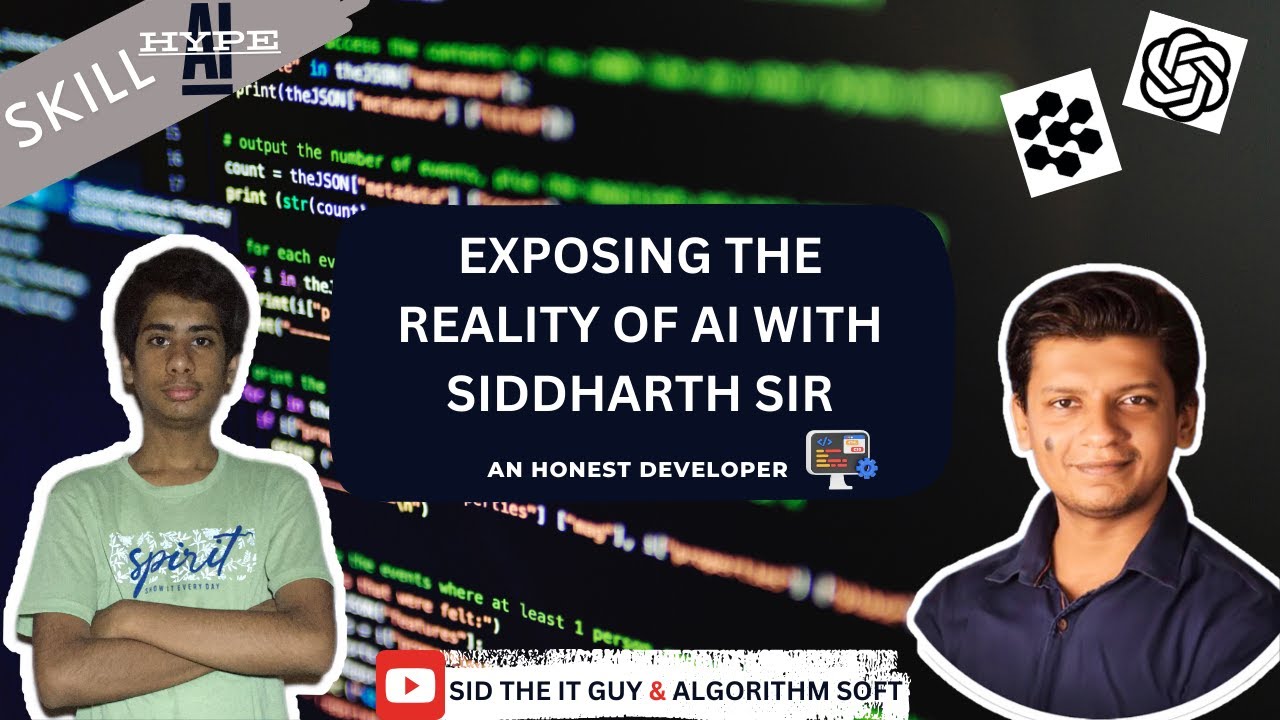The truth of AI with @SidTheITGuy | An honest developer of Youtube - YouTube