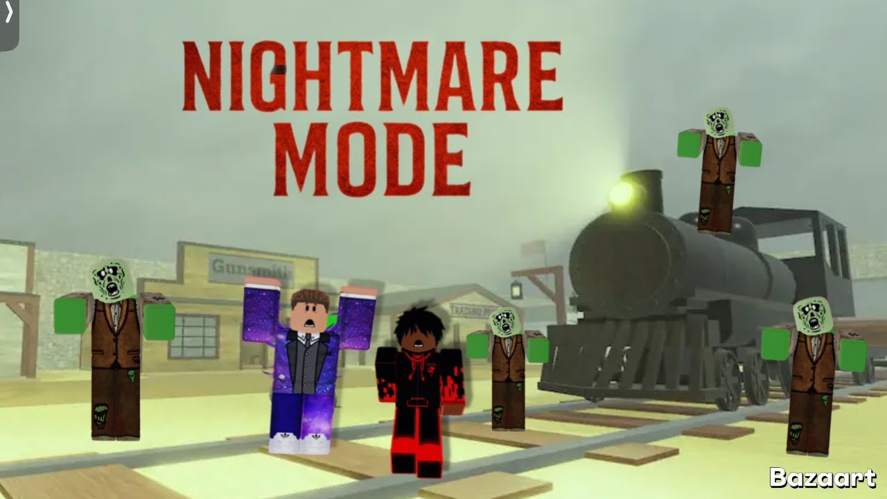 Playing Roblox dead rails but it’s nightmare mode - YouTube
