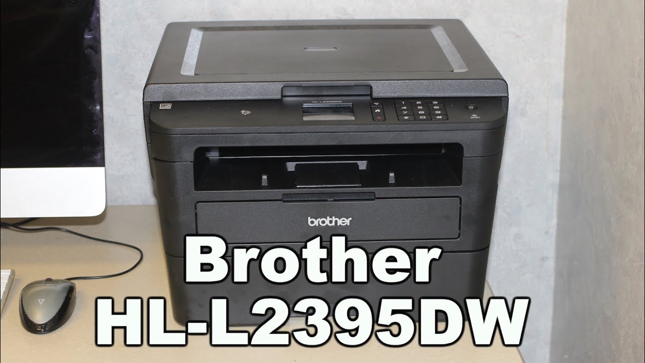 Brother HL-L2395DW Laser Printer - Power Off - YouTube