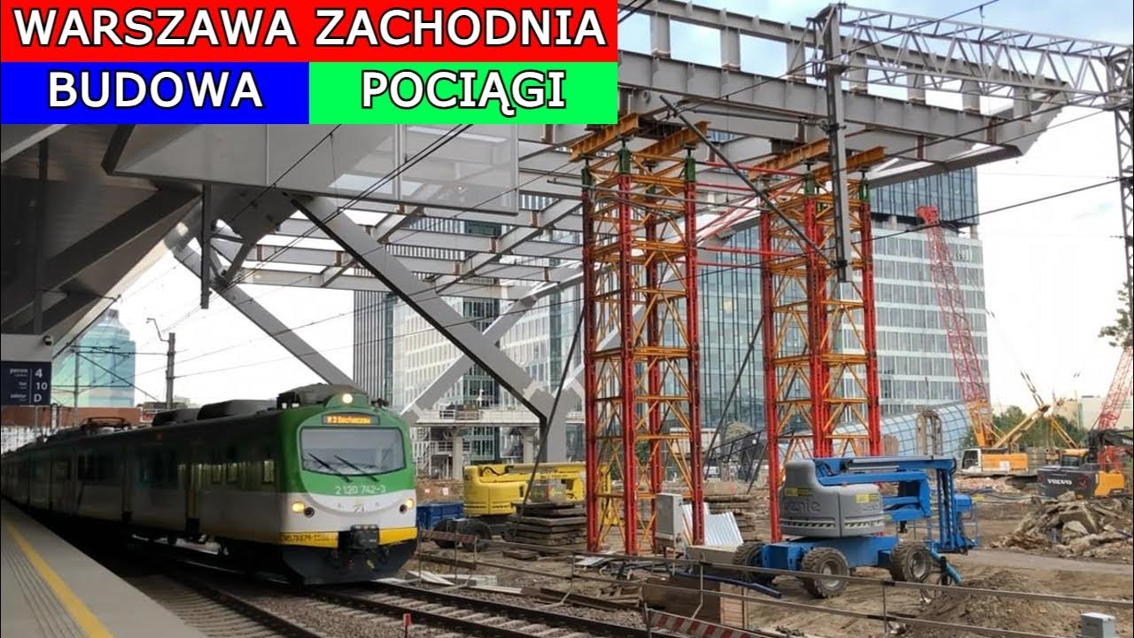 WARSZAWA ZACHODNIA BUDOWA. PORANNE POCIĄGI PKP INTERCITY - YouTube