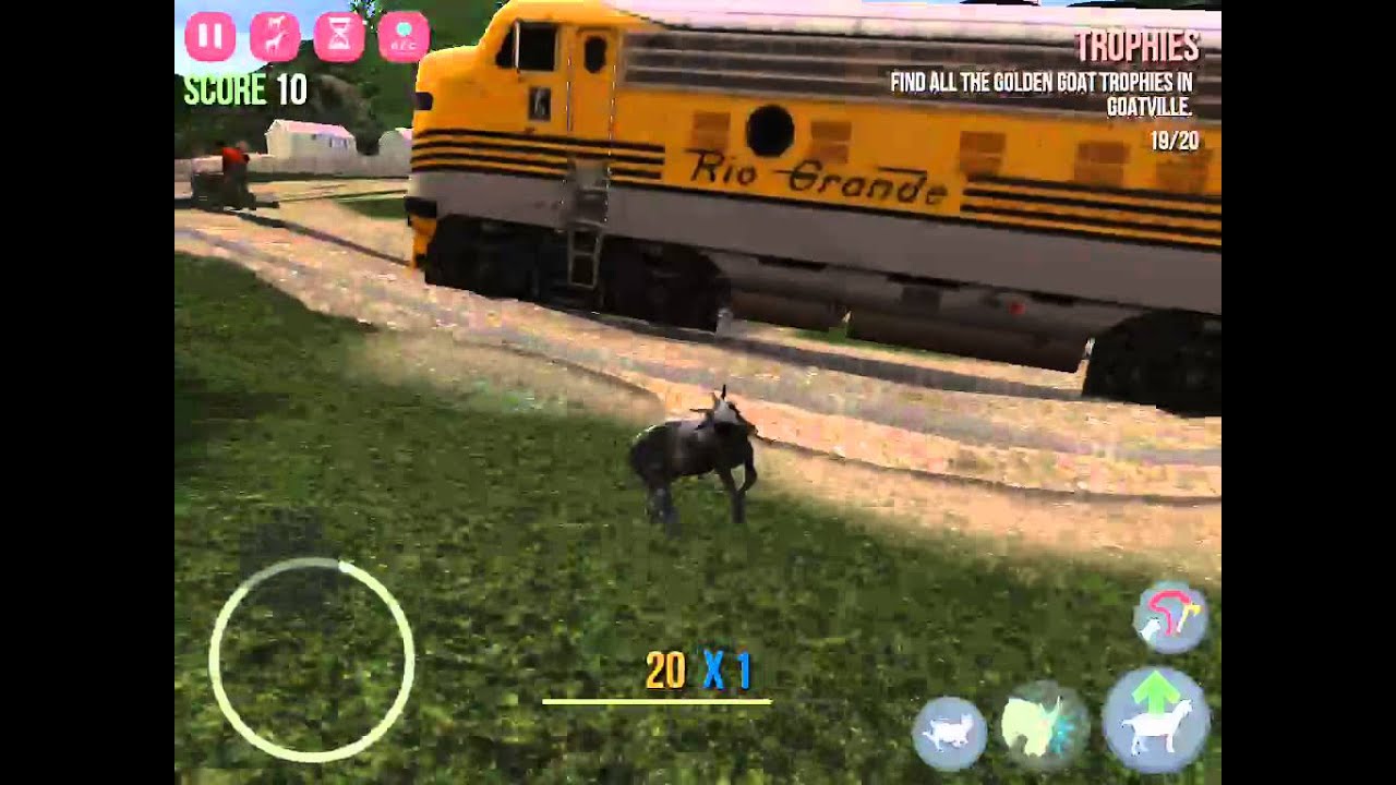 [Goat Simulator] Train Explosion - YouTube
