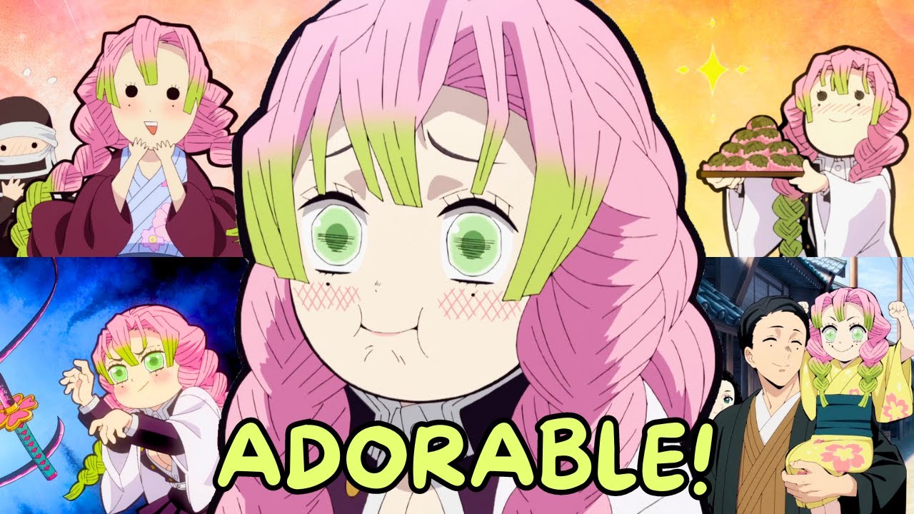 Mitsuri Kanroji Being Adorable and Cute for Straight 7 Minutes 55 ...