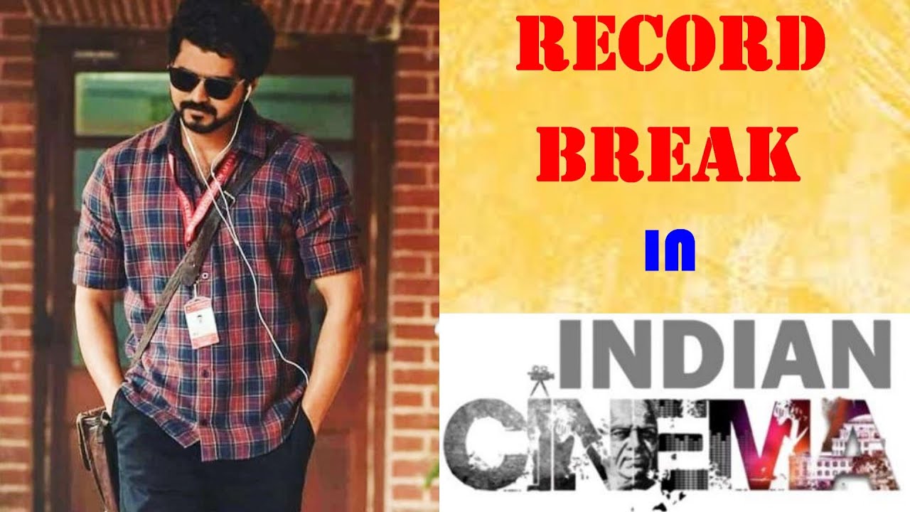 தளபதி விஜய்...RECORD BREAK in INDIAN CINEMA | Viral Visuals - YouTube