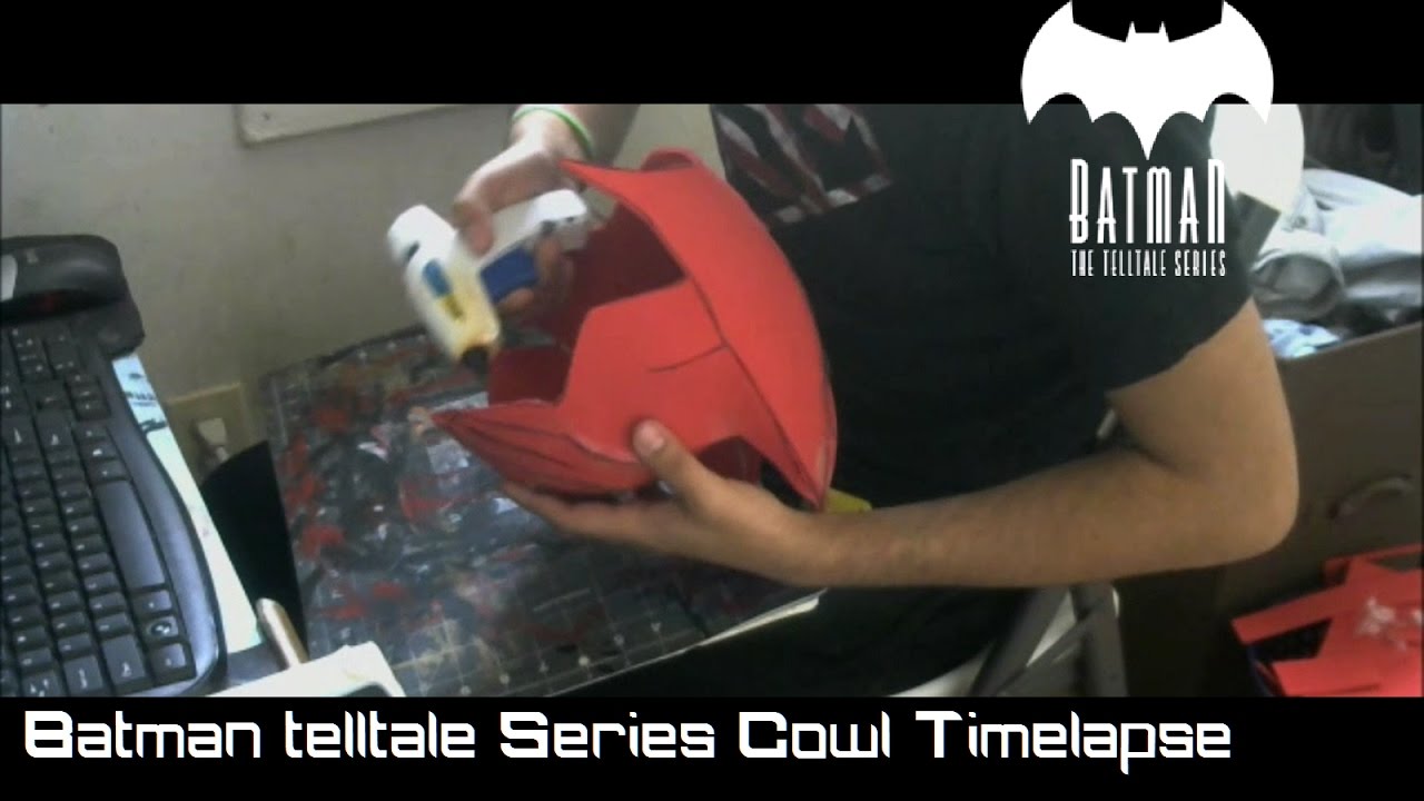 Batman Telltale Batsuit : Cowl Timelapse - YouTube