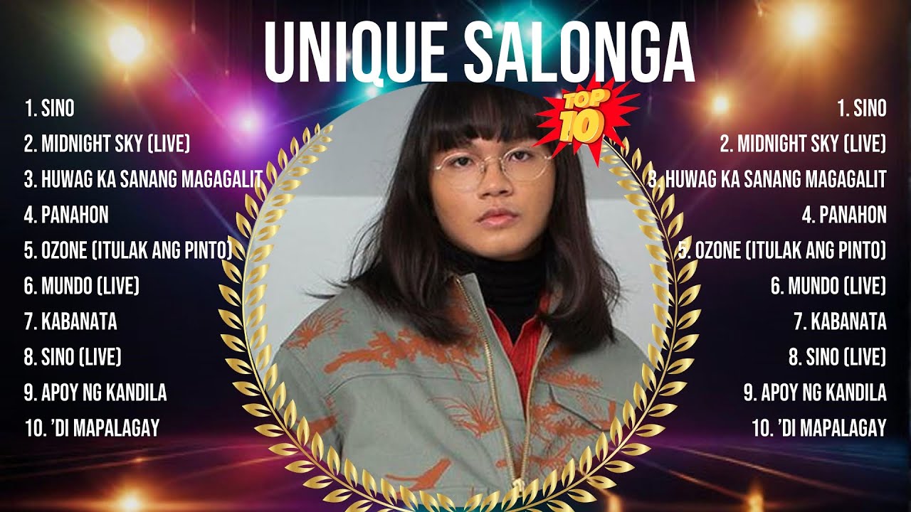Unique Salonga 2024 Songs ~ Unique Salonga Music Of All Time ~ Unique ...