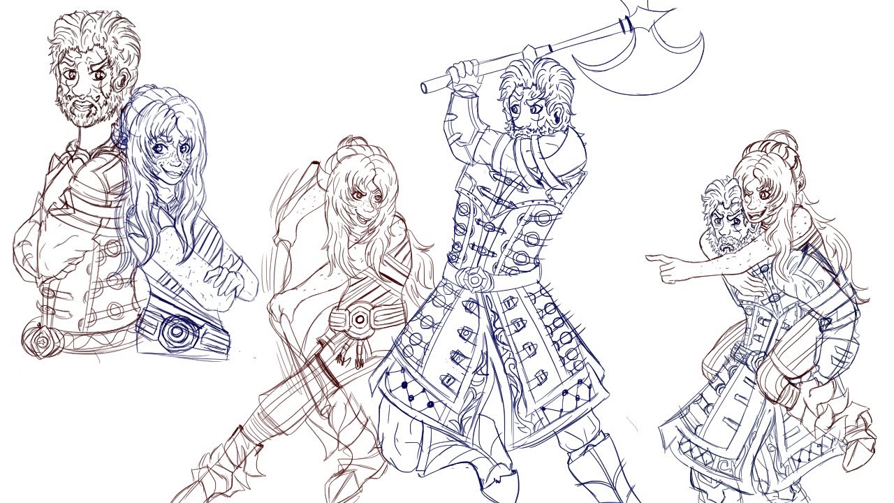 Drawing some BG3 Art Part 1! - YouTube