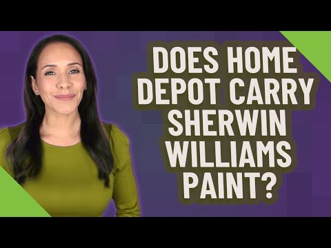 Does Home Depot carry Sherwin Williams paint?