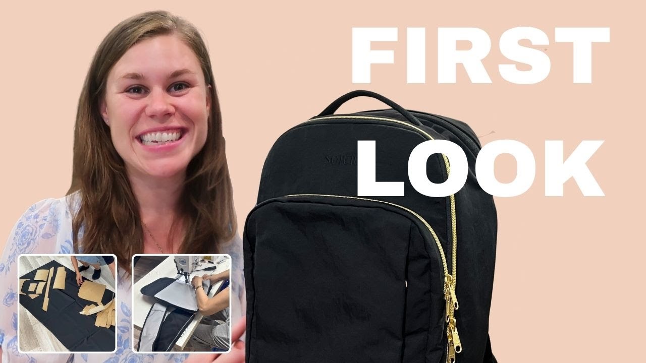 Designing a Personal Item Travel Backpack for Women! Behind the Scenes ...