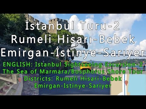 HD İstanbul Boğazı Sahil Şehir Turu-Haritalı (ENG:) Istanbul Sightseeing Excursion-With Google Map