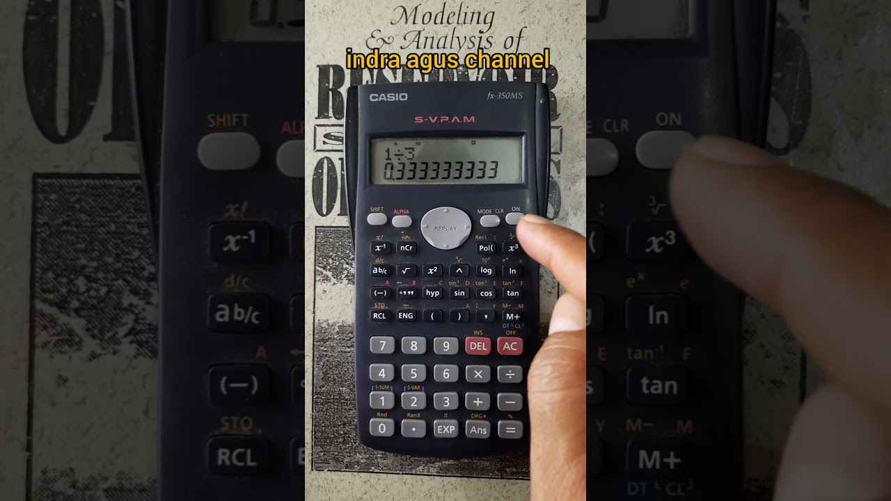 Mengatur Angka Desimal (Dibelakang Koma) Pada Kalkulator Casio fx 350MS ...