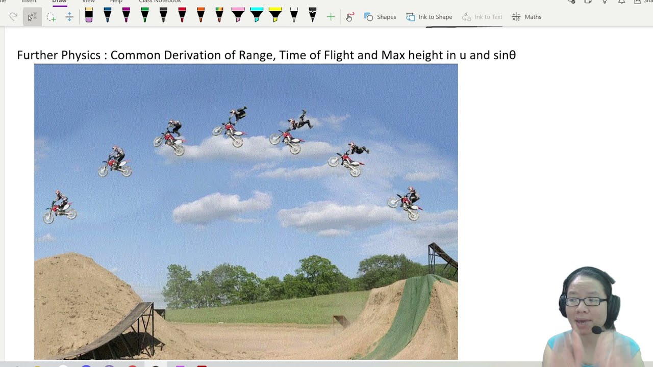 Further Physics: Derivation of Max Range for Projectile Motion ...