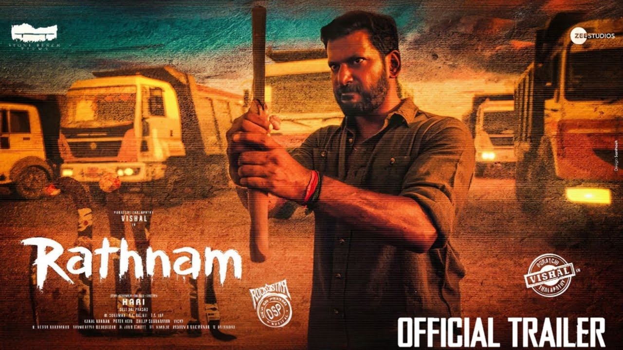 Rathnam Movie Official Trailer | Vishal | Hari | Priya Bhavani Shankar ...
