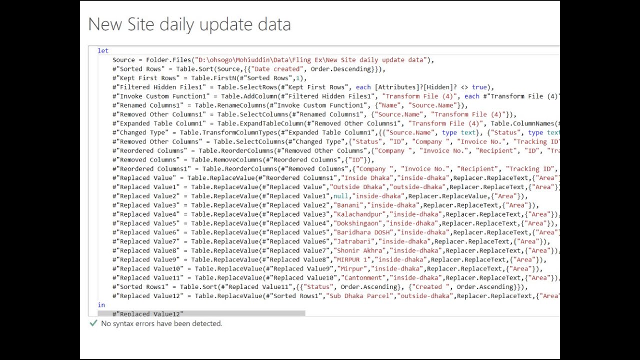 Power Query Automation Youtube
