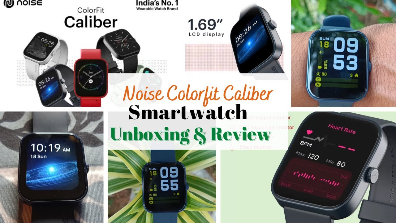 Noise Colorfit Caliber Blue Unboxing & Review: Best Budget Smartwatch ...