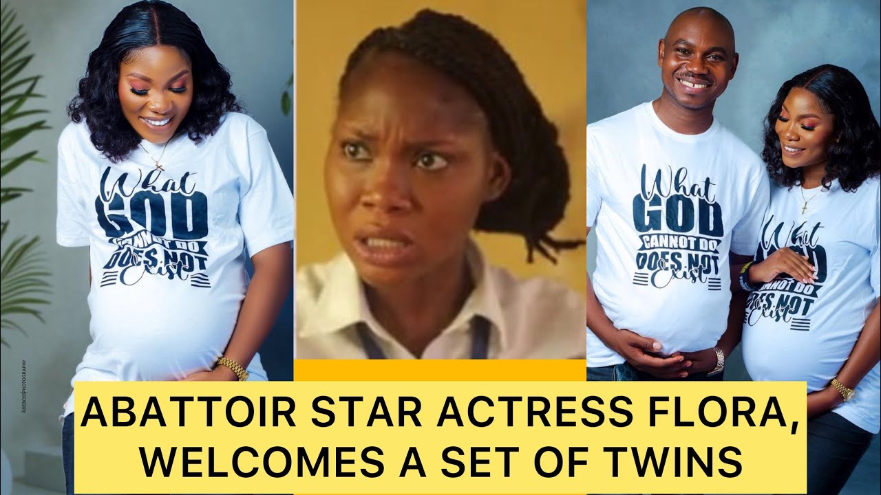 Flora, Abattoir Star Actress Welcomes A Set Of Twins | Twin Girls - YouTube