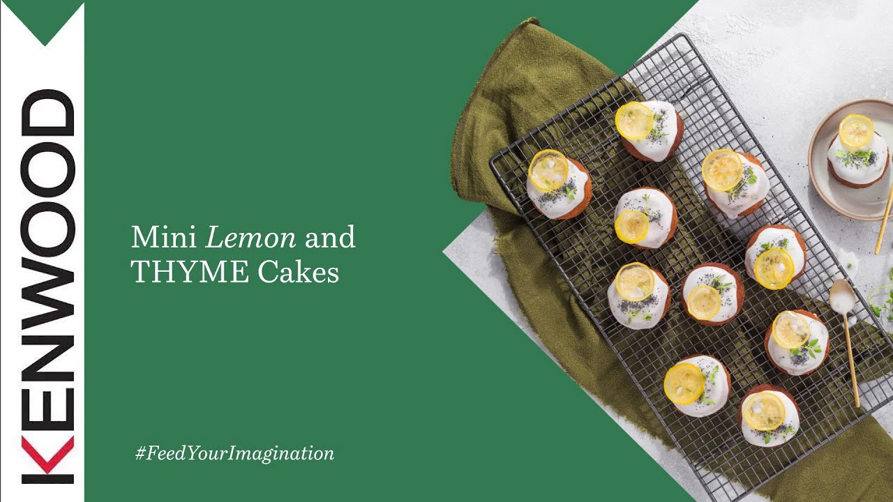 Mini Lemon and Thyme Cakes made with Titanium Chef Baker XL - YouTube