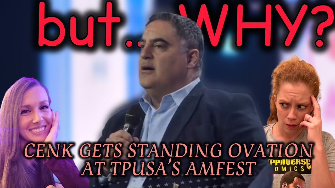 TYT’s Cenk Uygur Gets Standing Ovation At TPUSA's AMFest! Chrissie Mayr ...