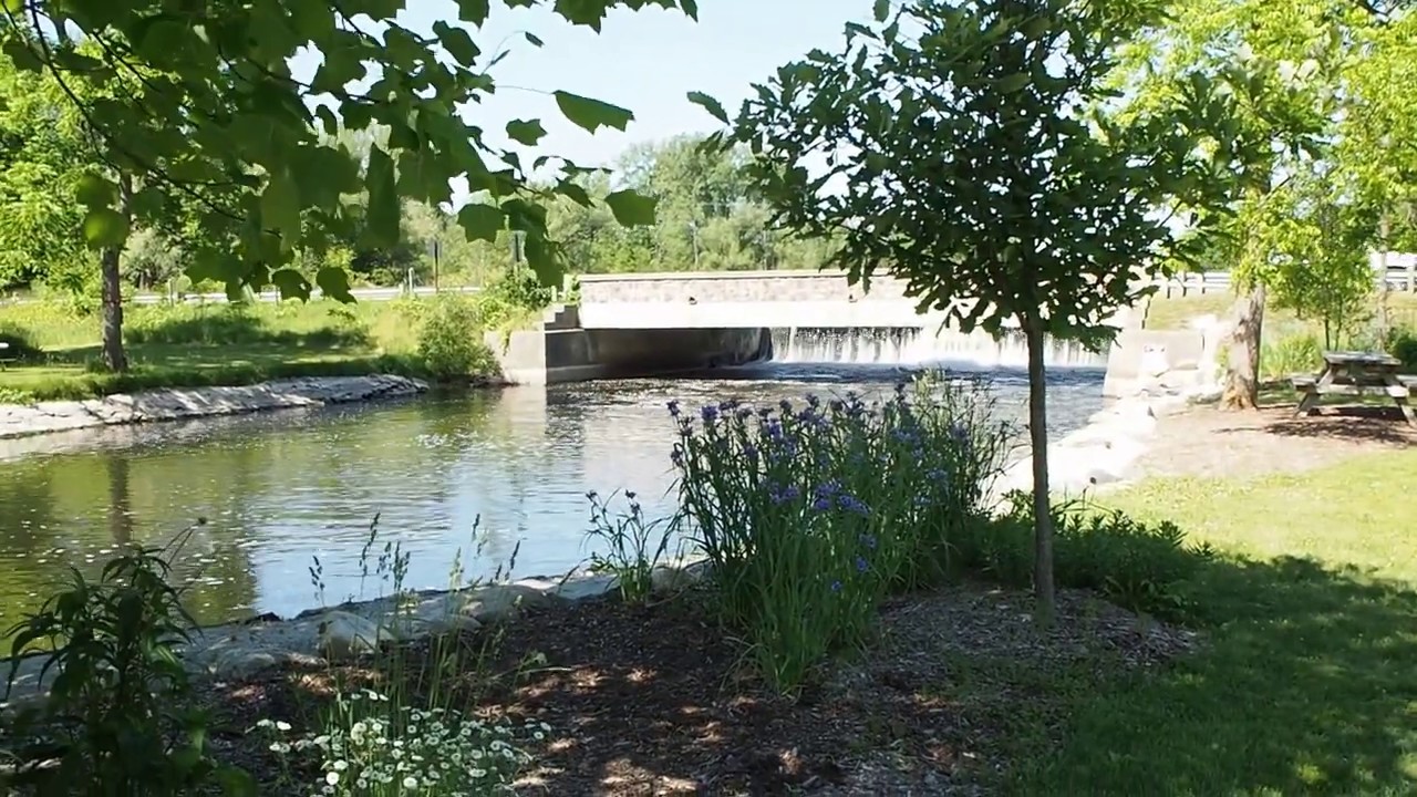 Tour the River Raisin: Sharon Mills Park (Gardens) - YouTube